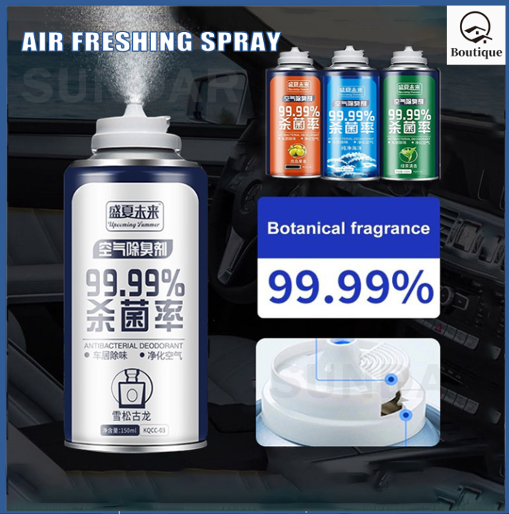 Car Air Freshener Deodorant Anti Bacterial Disinfectant Spray Kills ...