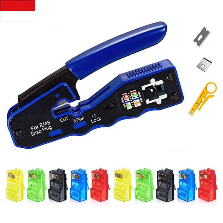Tang Krimping Tools RJ45 Crimping Tool Bagus RJ45 RJ11 | Lazada Indonesia