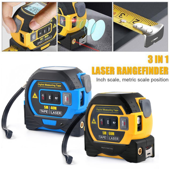 Volume Measurement Tool Digital Tape Measure Compact 3-in-1 Infrared ...
