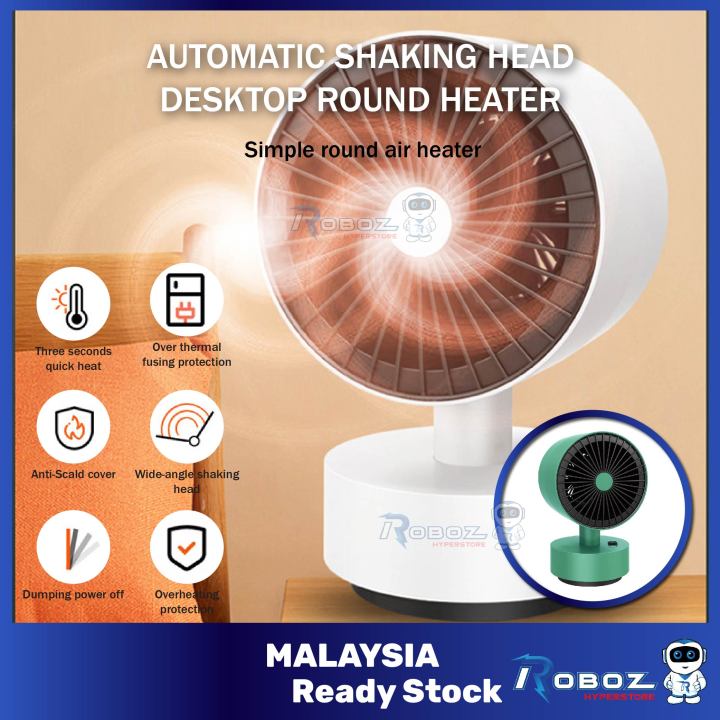 Mini Electric Heater Portable Desktop Fan Heater Fast Heating Warm Fan ...