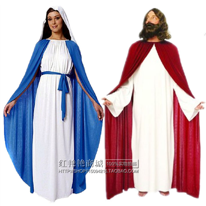 Halloween Costume cos Clothing Male and Female Missionary Priest Priest ...