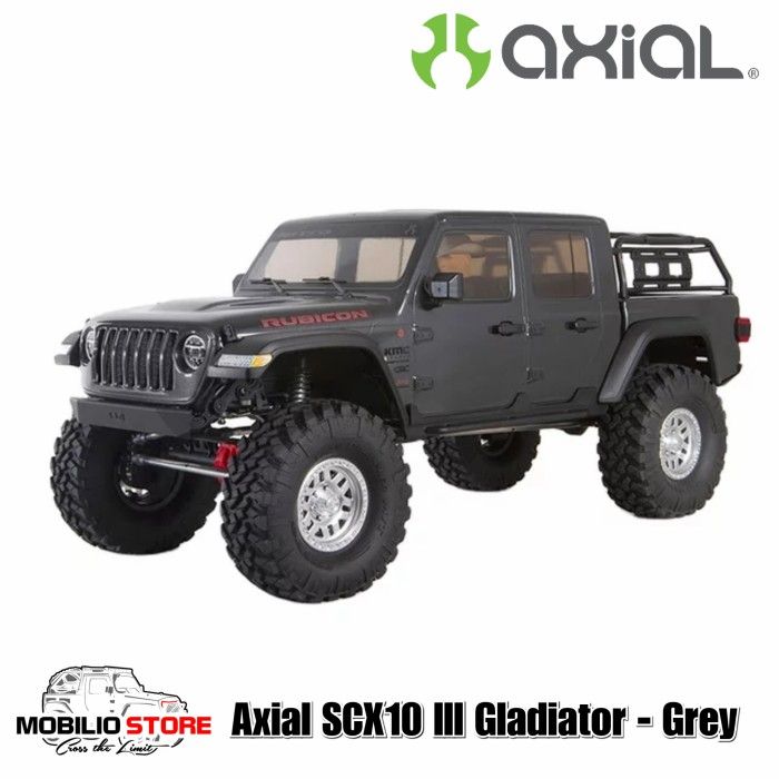 RC Axial SCX10 III Jeep Gladiator JT 1/10 Scale 4WD RTR Rubicon Portal ...