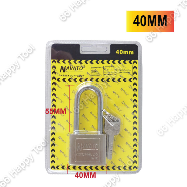 40mm/50mm Navato Security Keypad Heavy Duty Lock Long Shackle Padlock ...