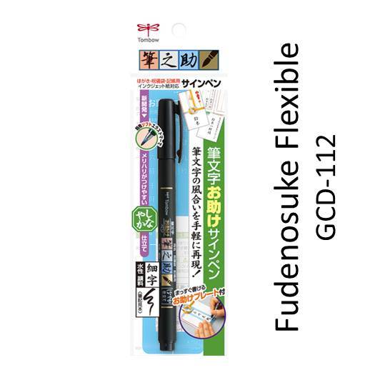 TOMBOW Fudenosuke Calligraphy Brush Pen Soft / Hard Tips | Black Ink ...