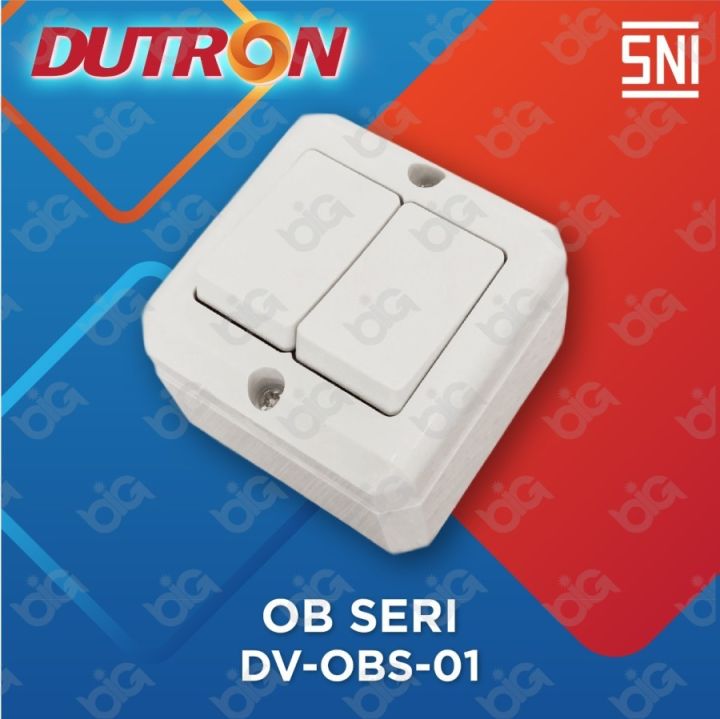 DUTRON Saklar OB Seri Saklar Ganda Outbow Dutron DV OBS 01 | Lazada ...