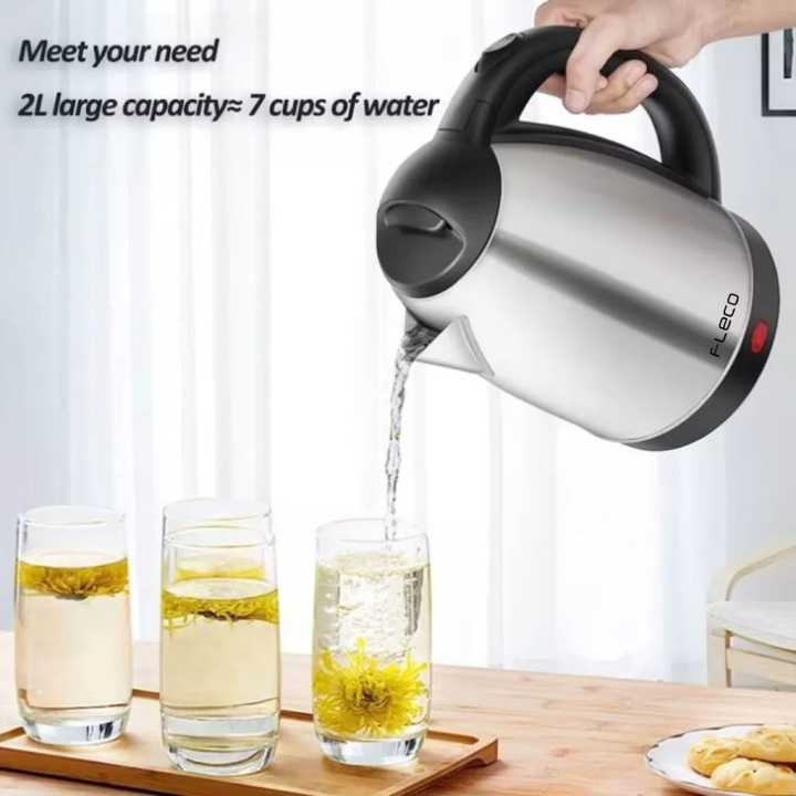 Teko Listrik 2L Stainless Steel Pemanas Air Electric Kettle Besar ...