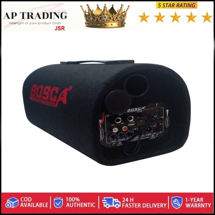BOSCA Aspv-600 6inch 600w Bluetooth Subwoofer With Mic Input (Original ...