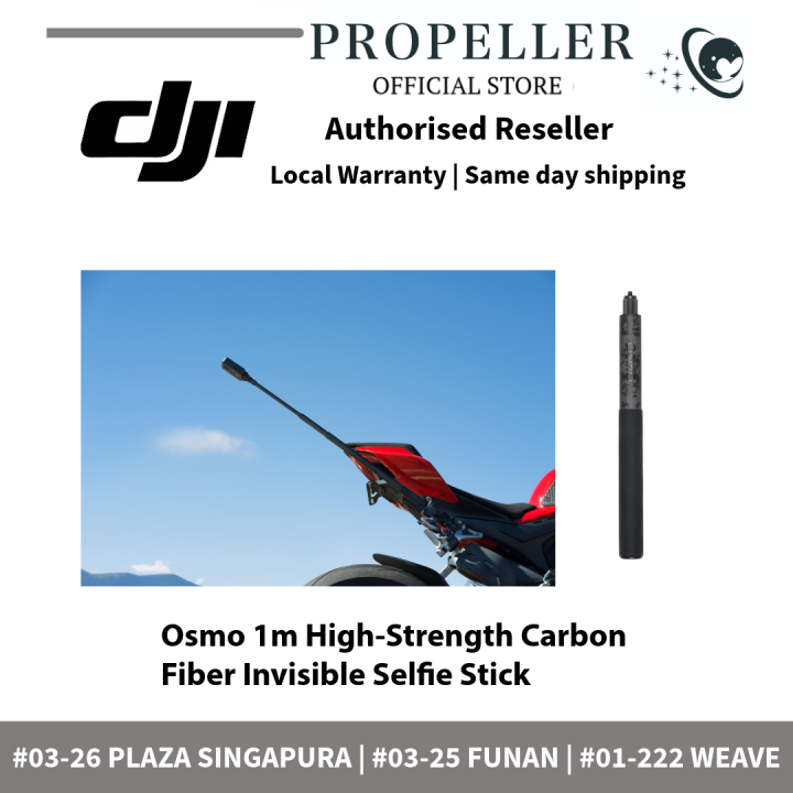 DJI Osmo 1m High-Strength Carbon Fiber Invisible Selfie Stick | Lazada ...