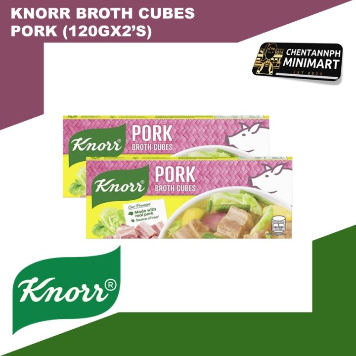 (Set of 2) KNORR Pork Broth Cubes (10g x 12's) 120g | Lazada PH