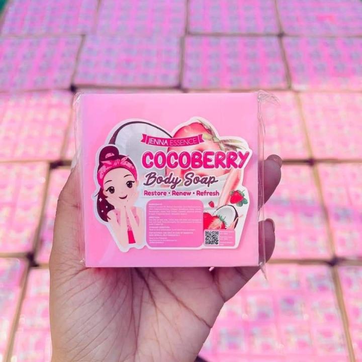 AUTHENTIC COCOBERRY WHITENING SOAP NEW PACKAGING SURE ORIGINAL | Lazada PH