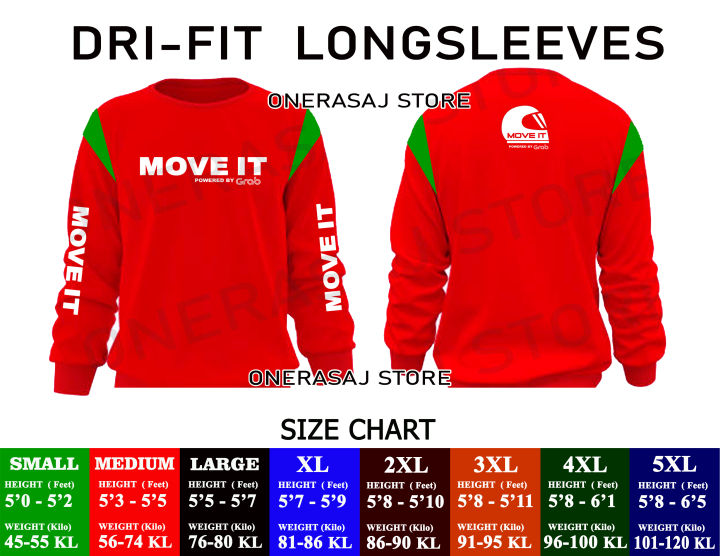 MOVE IT LONGSLEEVES/JACKET | Lazada PH