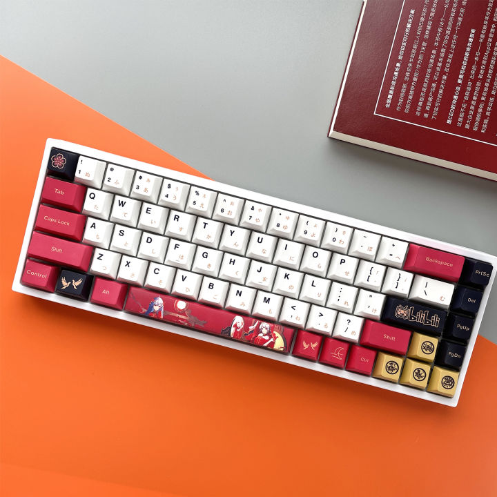 137 Keys Bilibili Anime Theme Keycaps Cherry Profile Mechanical ...
