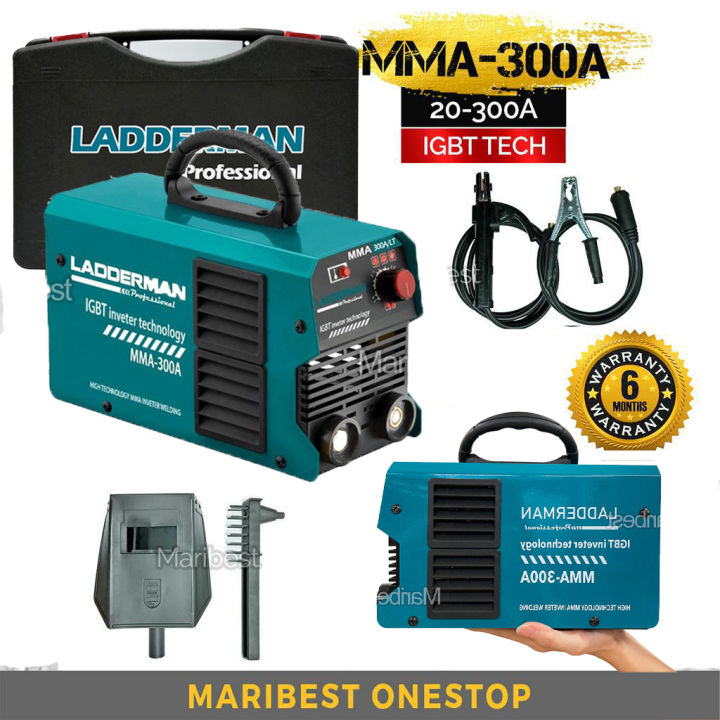 MMA-300A LADDERMAN MINI INVERTER WELDING MACHINE ARC WELDING | Lazada