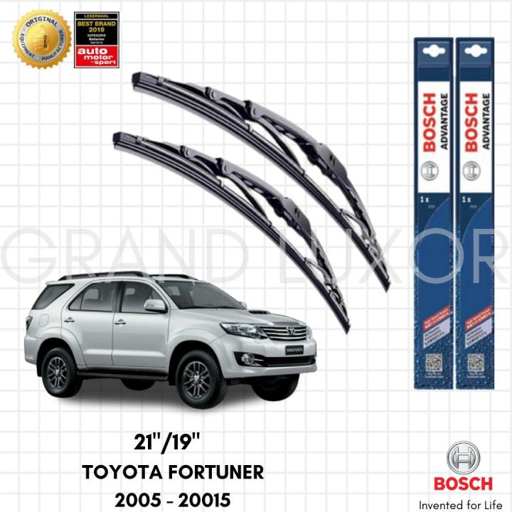 BOSCH Advantage Wiper Blade Set for Toyota FORTUNER 2005-2015 (21 /19 ) | Lazada PH
