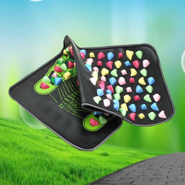 Lasan Reflexology Walk Stone Foot Leg Pain Relieve Relief Walk Massager