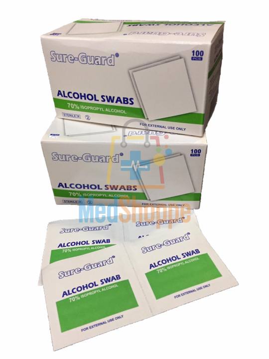 Alcohol Pads 100 pieces per box | Lazada PH