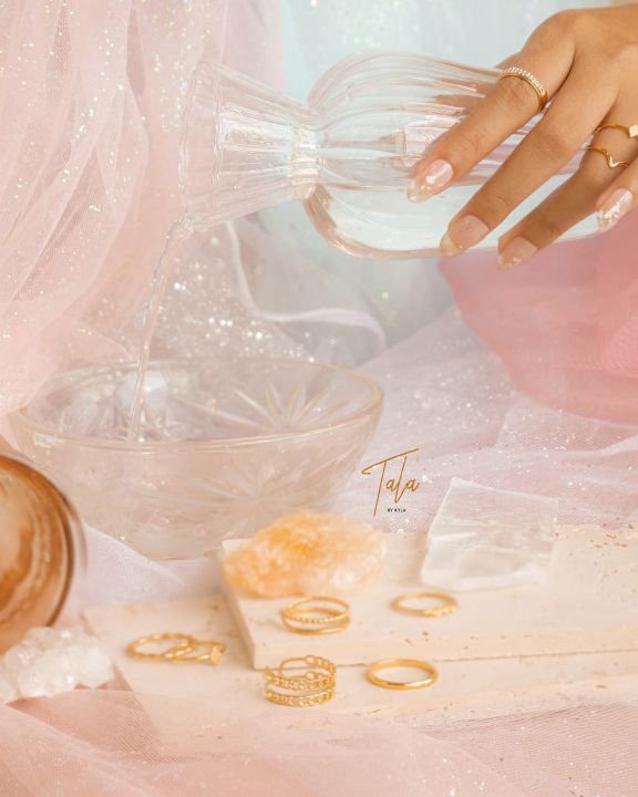 TALA by Kyla Basic Ring Collection Stainless Steel Hypoallergenic with ...