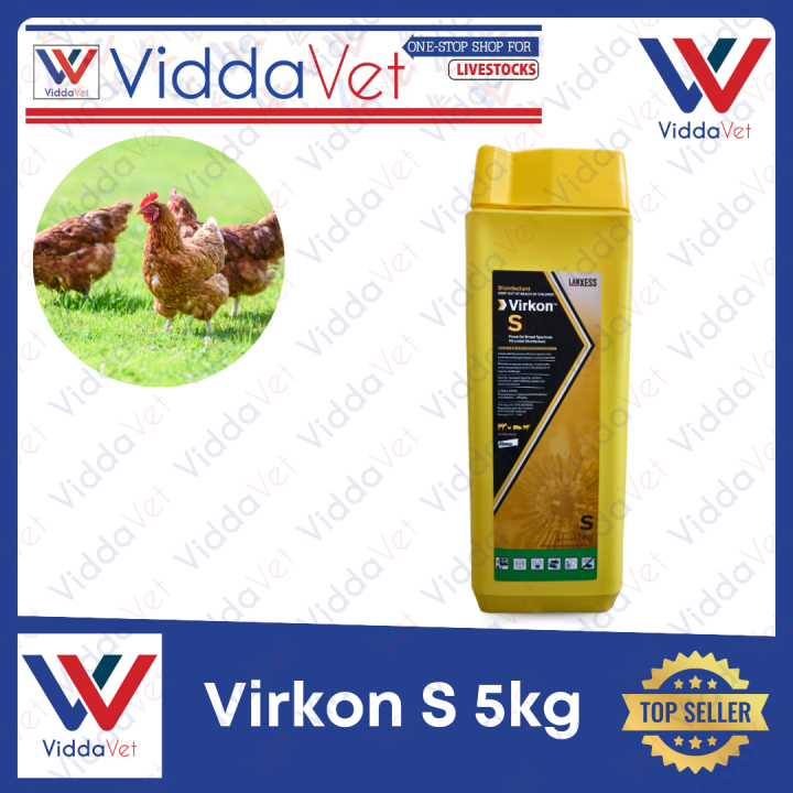 5kg VIRKON S canister disinfectant Virkon solution Virkon-S Virkon ...