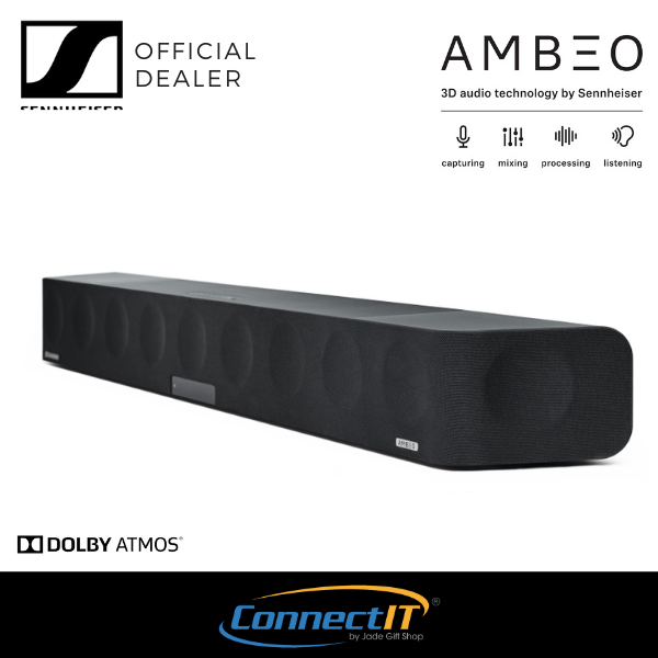 Sennheiser AMBEO Max Soundbar Multi-Speaker Home Cinema System With ...