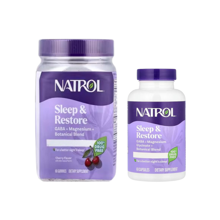 Natrol Sleep & Restore Magnesium Glycinate Gummies Supplement | Lazada ...