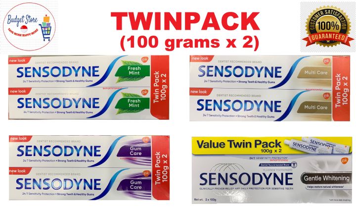Sensodyne Toothpaste All Variants -100 grams x 2 | Lazada Singapore