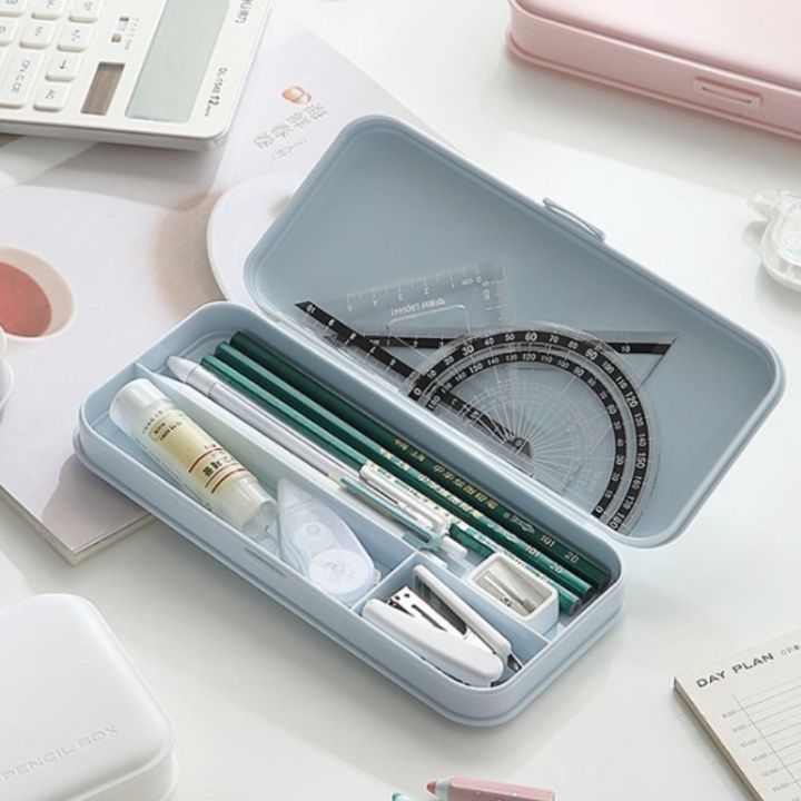 Kawaii Pencil Cases Waterproof PP Multifunctional Pencil Box Student ...