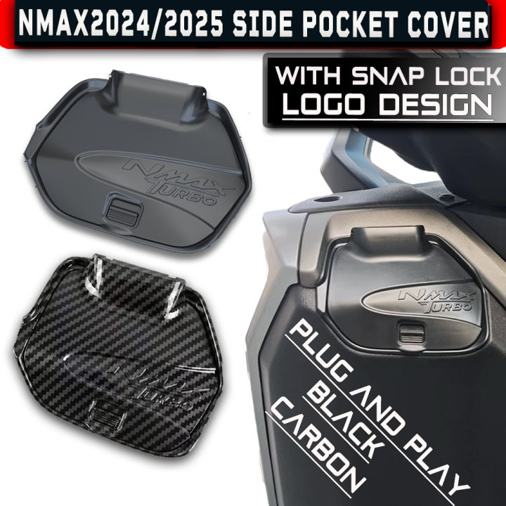 Nmax Turbo V3 2024/2025 Side Pocket Cover With Turbo LOGO Compartment ...