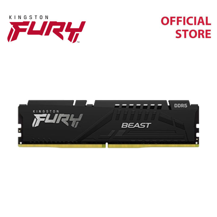 Kingston FURY Beast 16GB DDR5 AM5 5600MT/s CL36 1.25V DIMM RAM Internal Memory (KF556C36BBE/16 ...