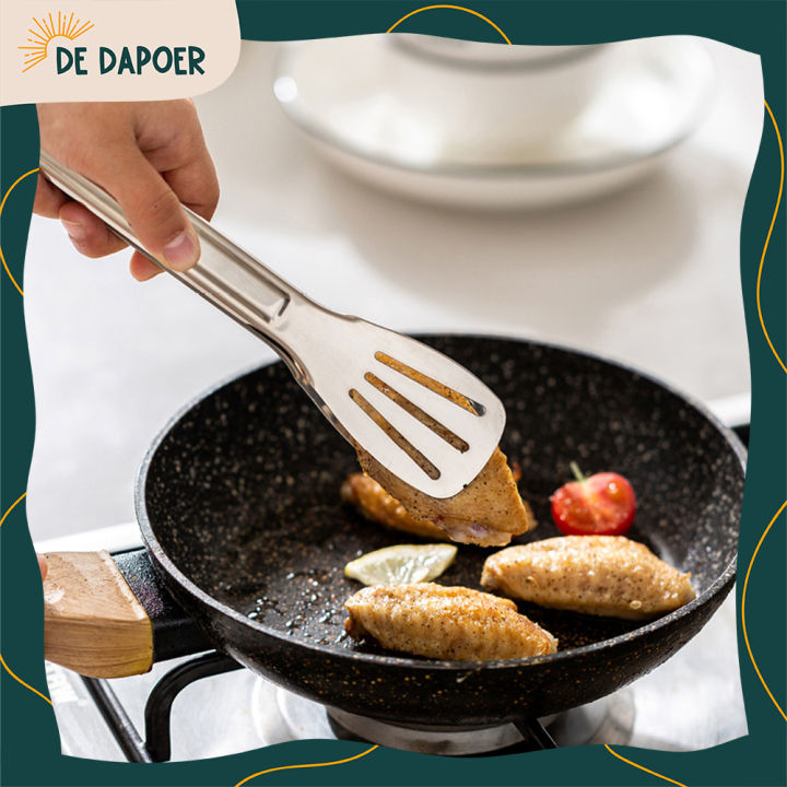 Penjapit Capit Makanan Roti Gorengan Grill Panggangan BBQ Stainless ...