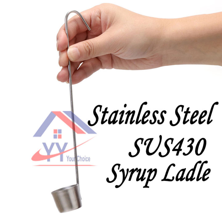 Stainless Steel SUS430 Syrup Ladle 糖浆勺/Syrup Sugar Water Sugar Ladle ...