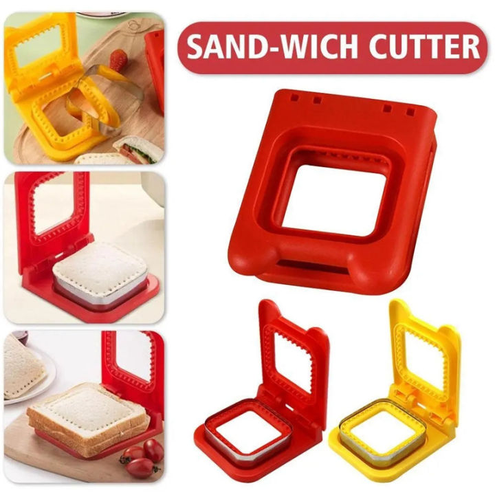 Stainless Steel Square Sandwich Cutter Non Crust Square Shape Sandwich ...