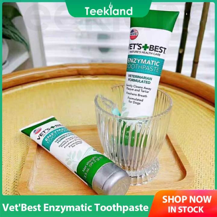 Vet'Best Dog Enzymatic Toothpaste Remove Tartar Fresh Breath Teeth ...
