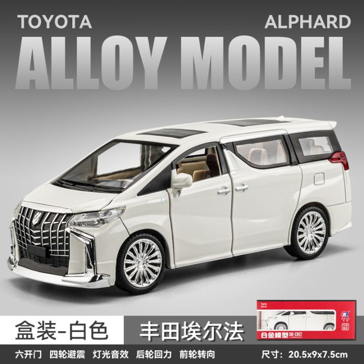 โมเดลรถเหล็ก Toyota Alphard Scale 1:24 เปิดประตูได้ เปิดฝากระโปงและท้าย ...