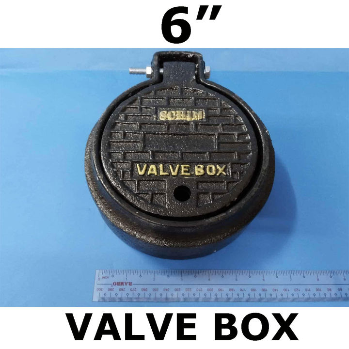 CAST IRON VALVE BOX COVER 6" BLACK FOR WATER DISTRICT | Lazada PH