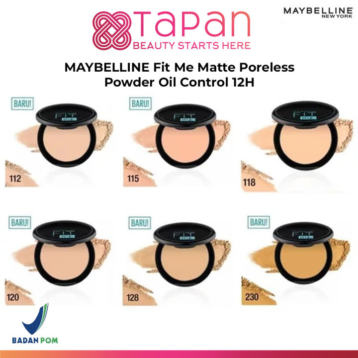 MAYBELLINE Fit Me Matte Poreless Powder Oil Control 12H | Lazada Indonesia