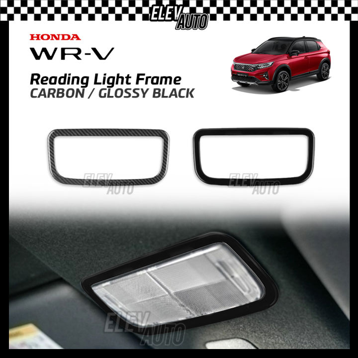 Honda WR-V WRV Reading Light Frame Interior Trim Carbon Fiber Black ...