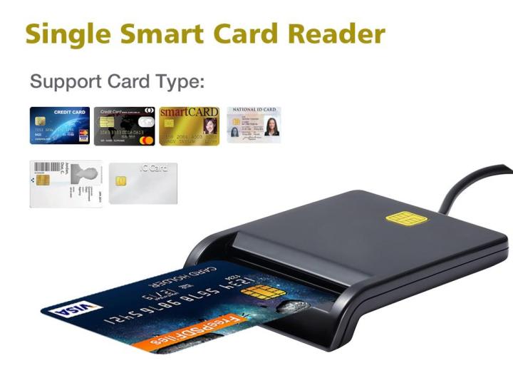 Smart card reader writerPC/SC USB-CCID EMV ISO7816 | Lazada.co.th