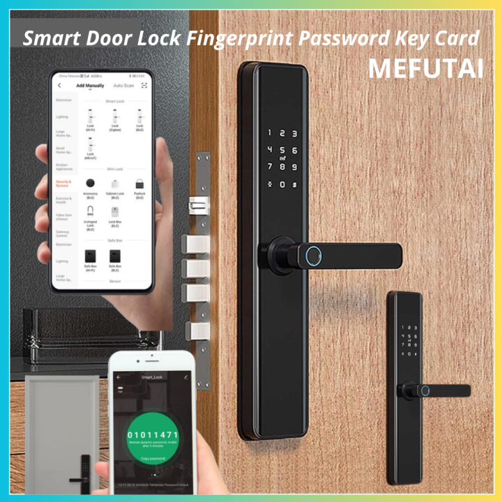 TERLARIS PENGIRIMAN CEPAT COD MEFUTAI Smart Door Lock Fingerprint ...