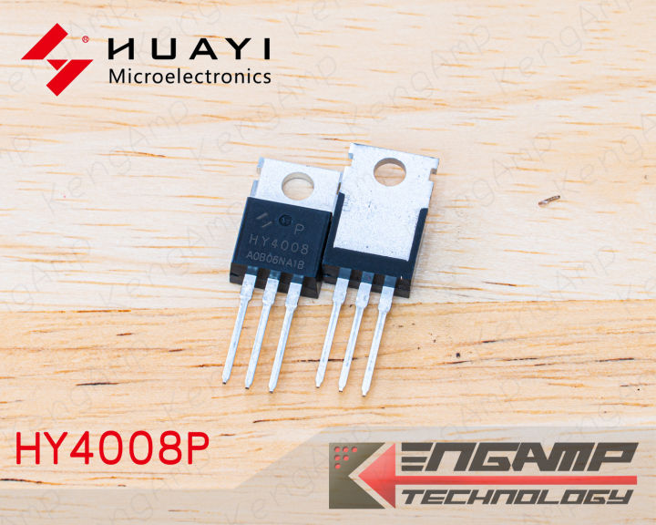 (1ตัว)[FET] HY4008P HOOYI N-CH MOSFET 200A 80V 2.9mR TO-220 | Lazada.co.th