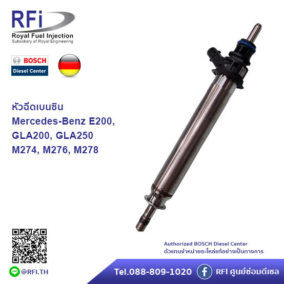 หัวฉีดเบนซิน Benz เครื่องยนต์ M270, M274, M276, M278 ของใหม่แกะกล่อง ...