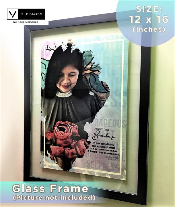 12x16 Inches Glass to Glass Wall Frame - Picture Frame - Photo Frame ...
