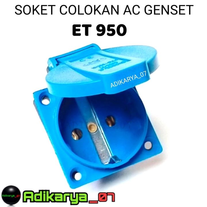 Stop Kontak Waterproof Soket AC Outdoor Panel Box Outlet Socket Genset ...