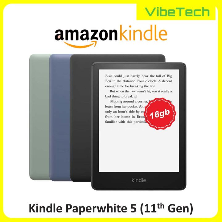 Amazon Kindle Paperwhite 11th gen Now with a 6.8" display and ...