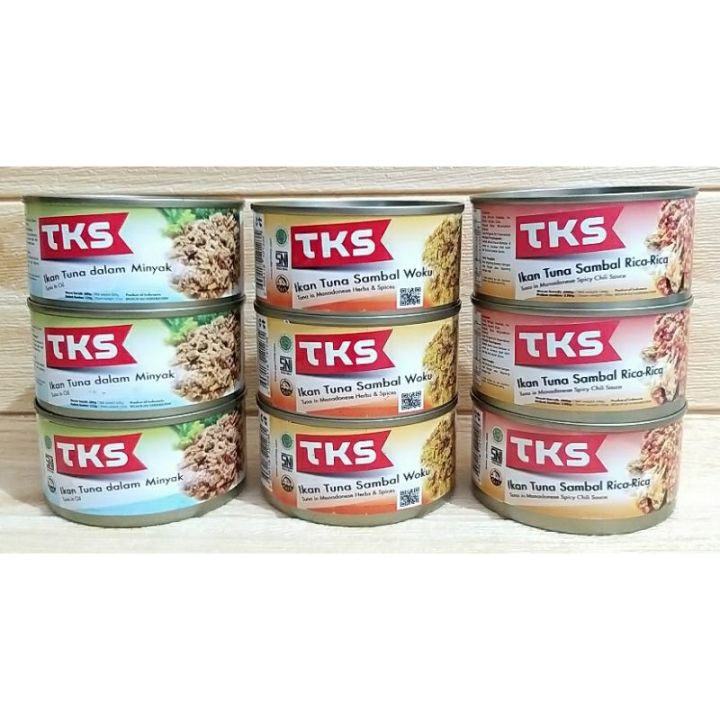 Tuna TKS 185gr Halal / Tuna Kaleng / TKS Tuna | Lazada Indonesia