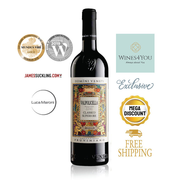 Domini Veneti Classico Valpolicella DOC Pruviniano Italy Red Wine 2021 ...