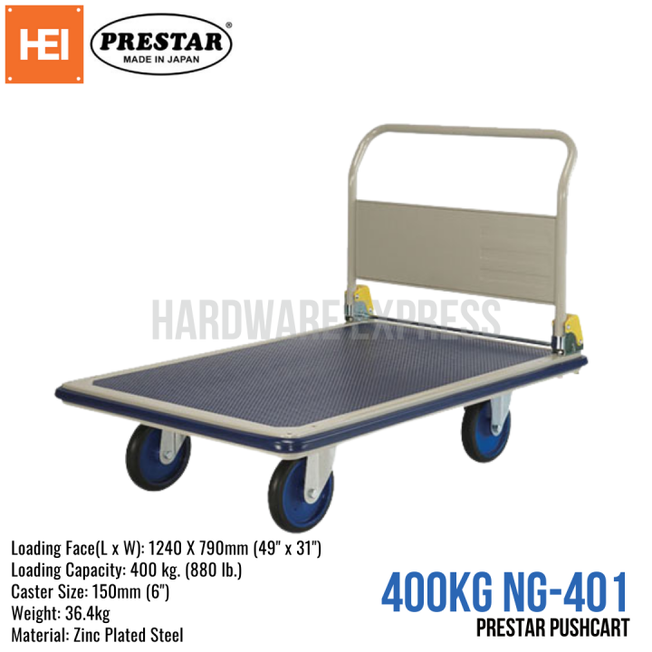 PRESTAR Heavy Duty Push Cart 31"x49" 400kgs NG-401 | Lazada PH