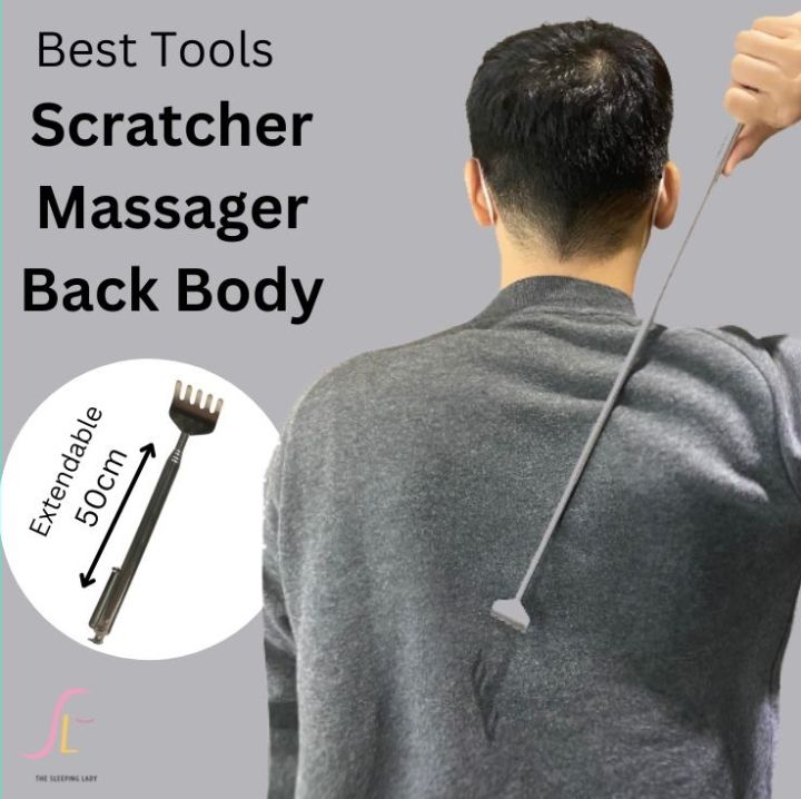 Itch Back Scratch urut badan therapy portable massager Standard Steel ...