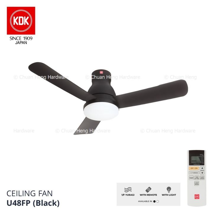 KDK U48FP 48" Remote Controlled Ceiling Fan with LED light | Lazada ...