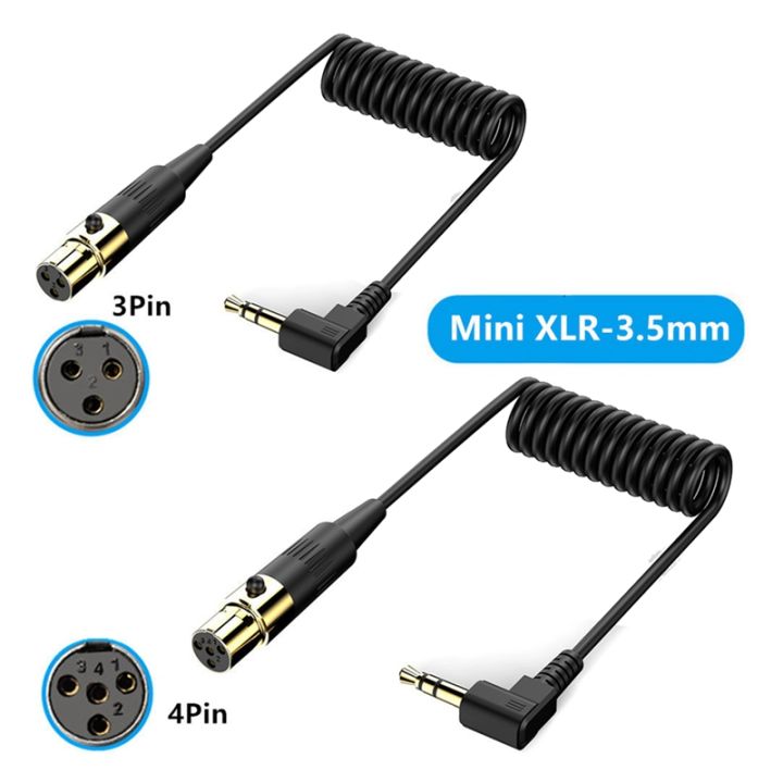 TECHCHIP-Right Angle 3.5mm to XLR Aux Cable 90 Degree Angle 3.5mm to ...