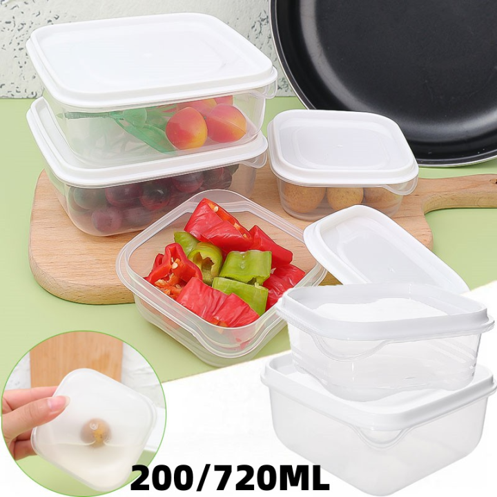 200/720ML Kitchen Refrigerator Food Storage Box Plastic Food-Grade ...
